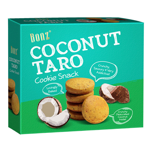 BONZ Cookies 100g - Coconut Taro - Sheng Aik